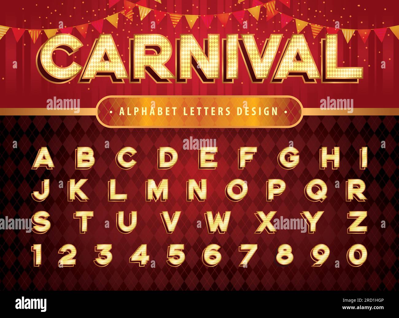 Circus Font Alphabet