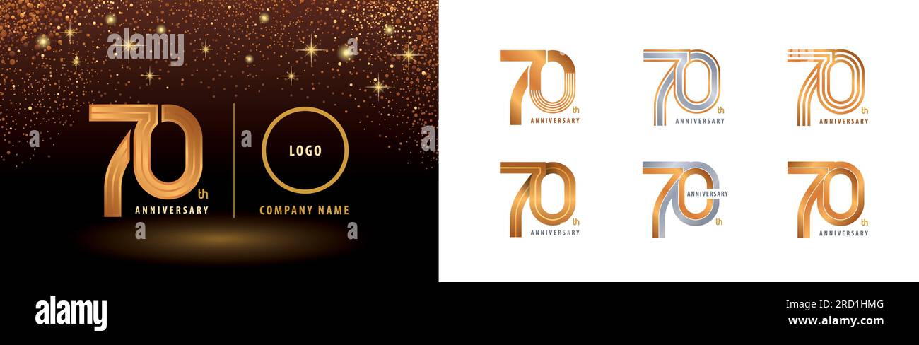 Seventy 70 years old Stock Vector Images - Alamy