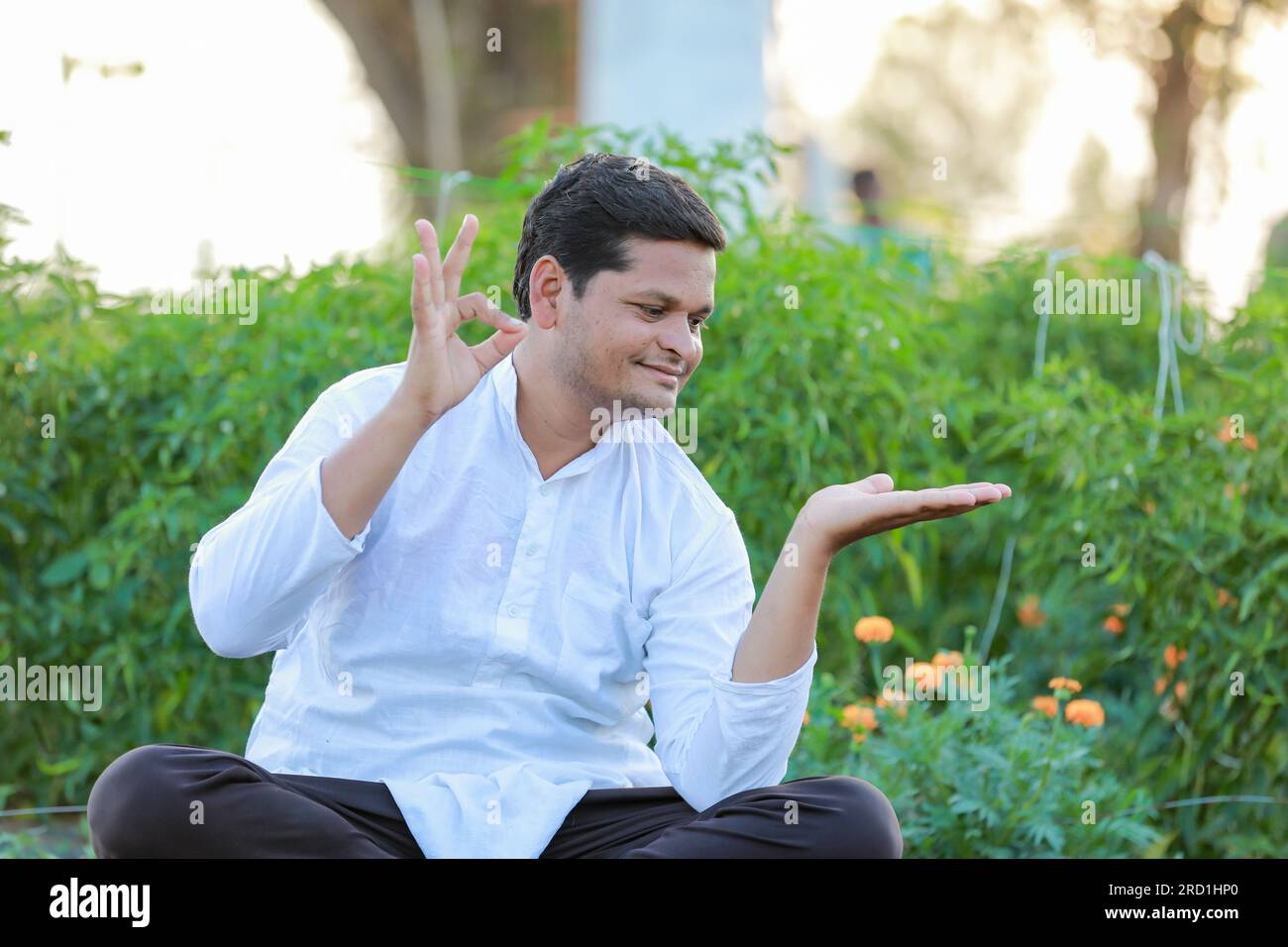 Indian finger hi-res stock photography and images - Alamy