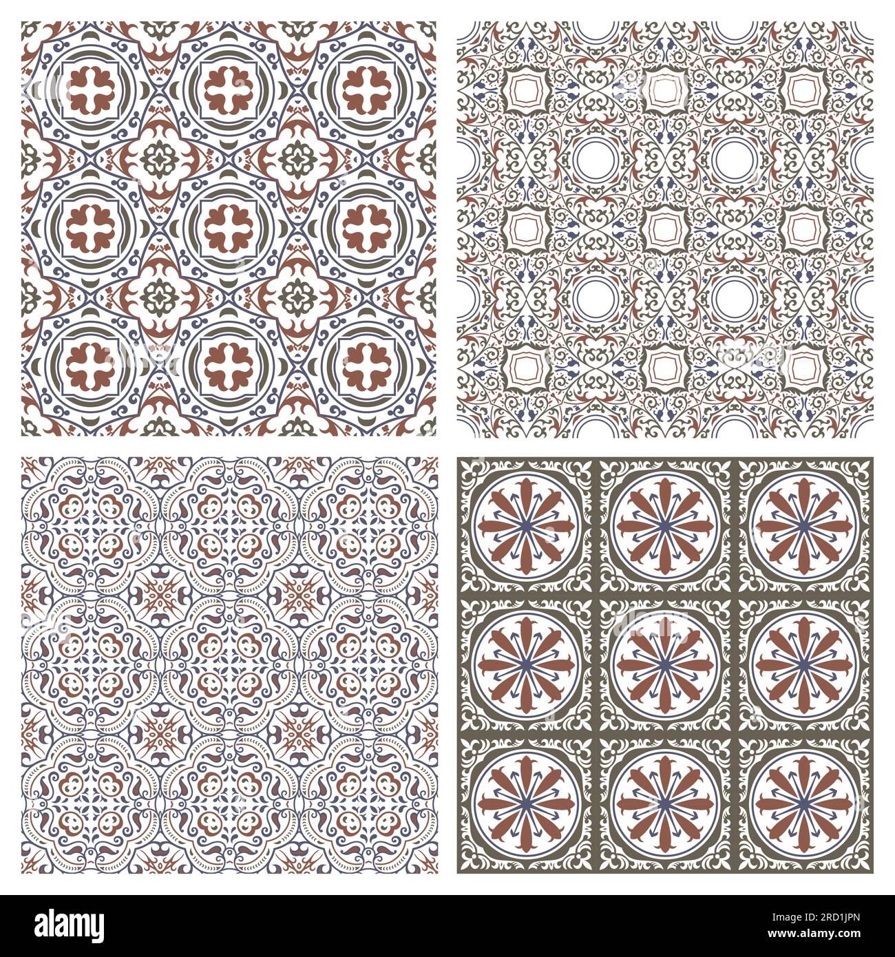 Spanish tile Stock Vector Images - Alamy