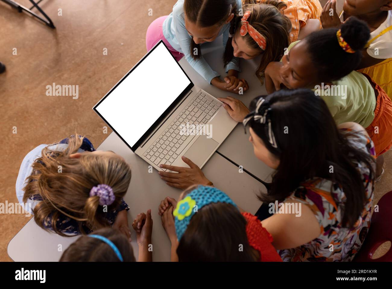 School children classroom overhead hi-res stock photography and images ...