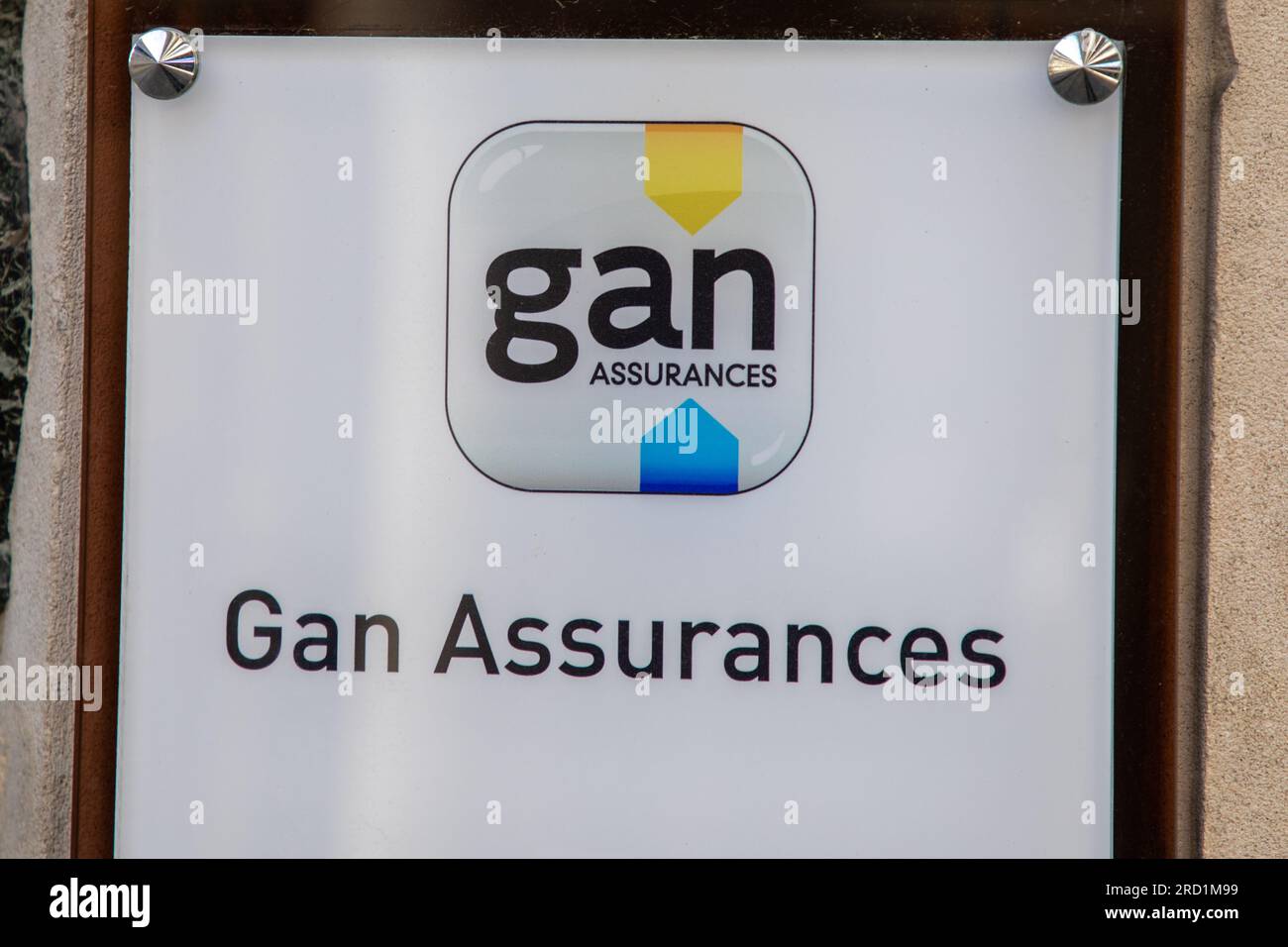 Bordeaux , Aquitaine France - 07 15 2023 : Gan assurances text brand ...