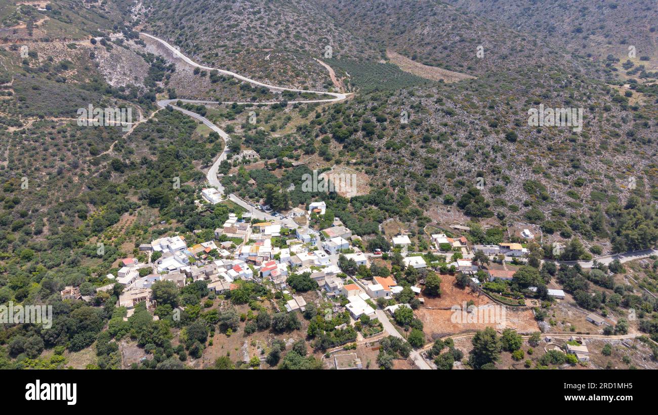 Crete aerial view road hi-res stock photography and images - Alamy