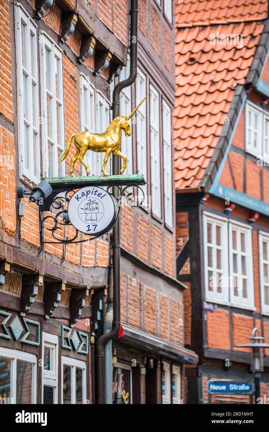 geography / travel, Germany, Lower Saxony, Stade, historic houses in ...