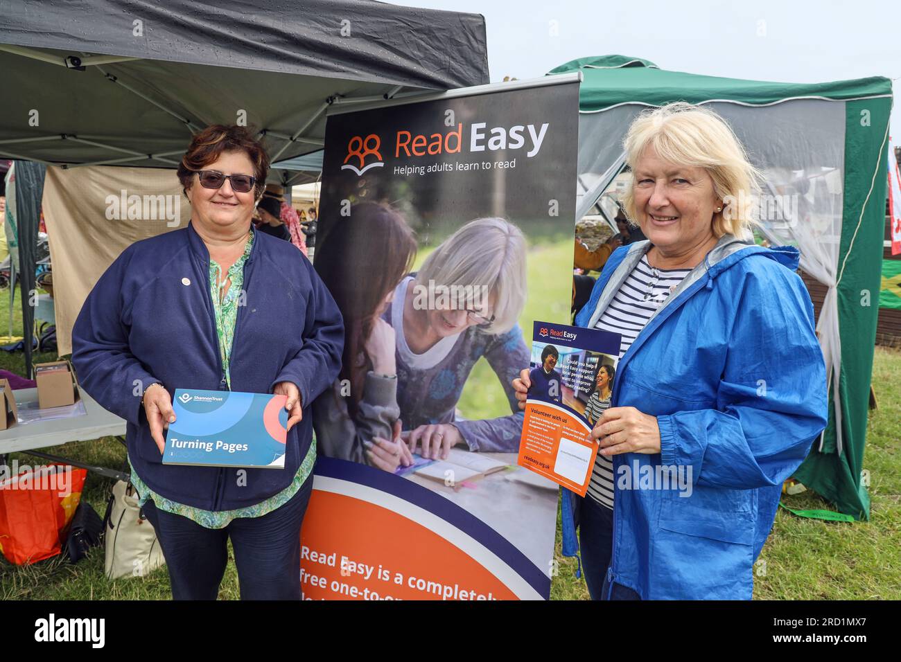 Maryann Todd and Marianna Bell the Read Easy team at the Stoke Village ...