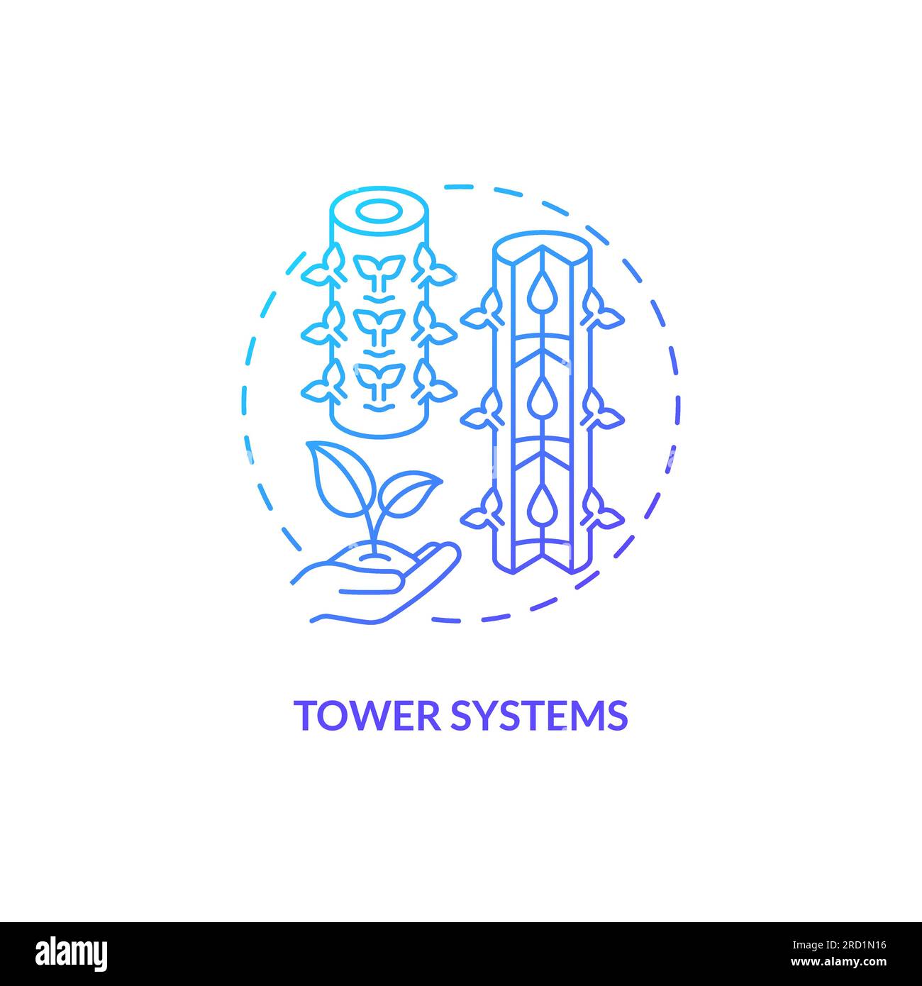 Thin line tower systems icon concept Stock Vector Image & Art - Alamy