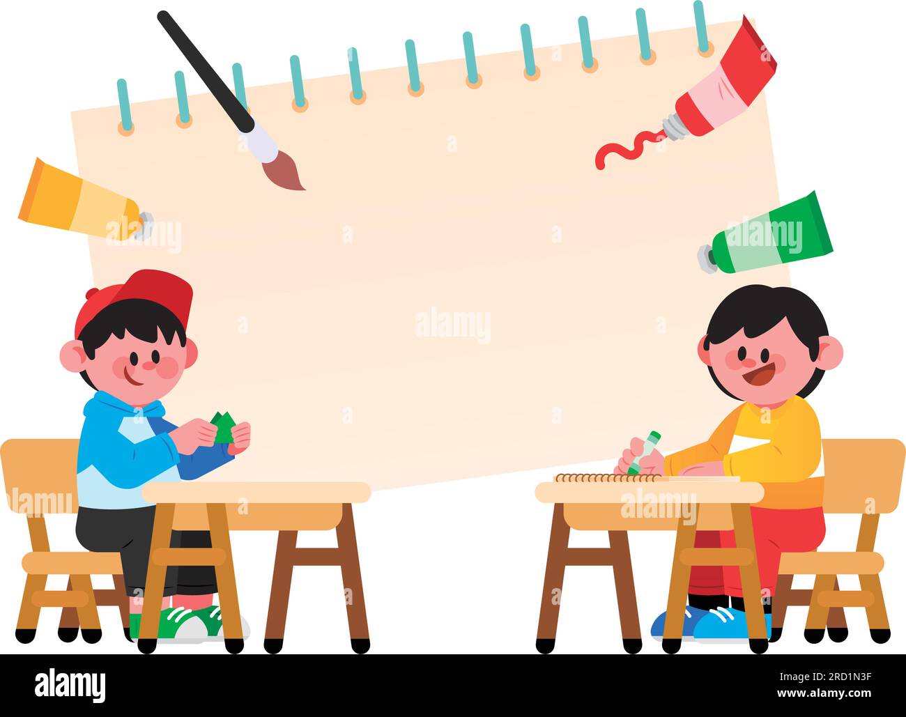 education for children, arts course vector Stock Vector Image & Art - Alamy