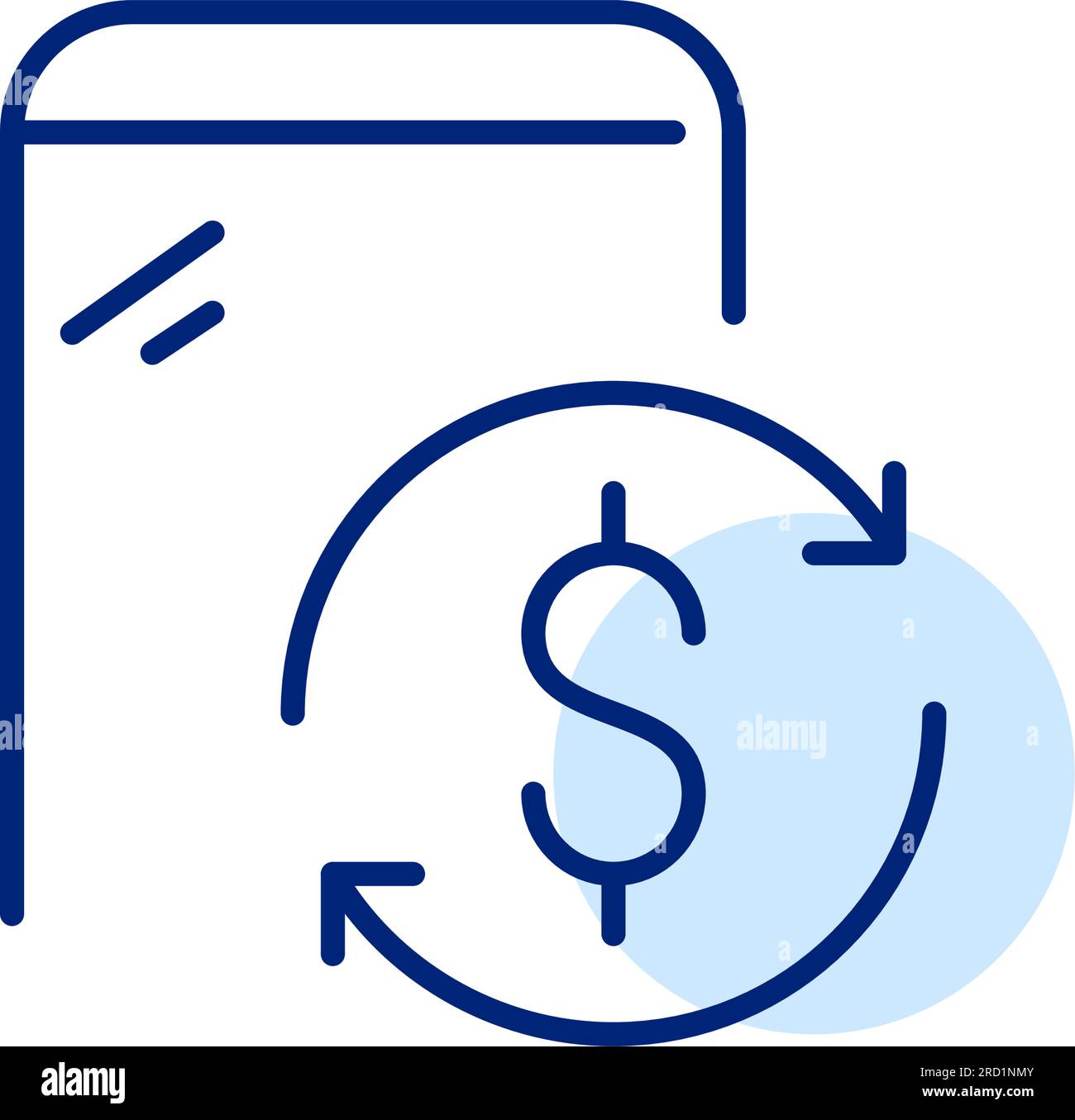 Cash back rewards mobile app. Pixel perfect icon Stock Vector Image ...