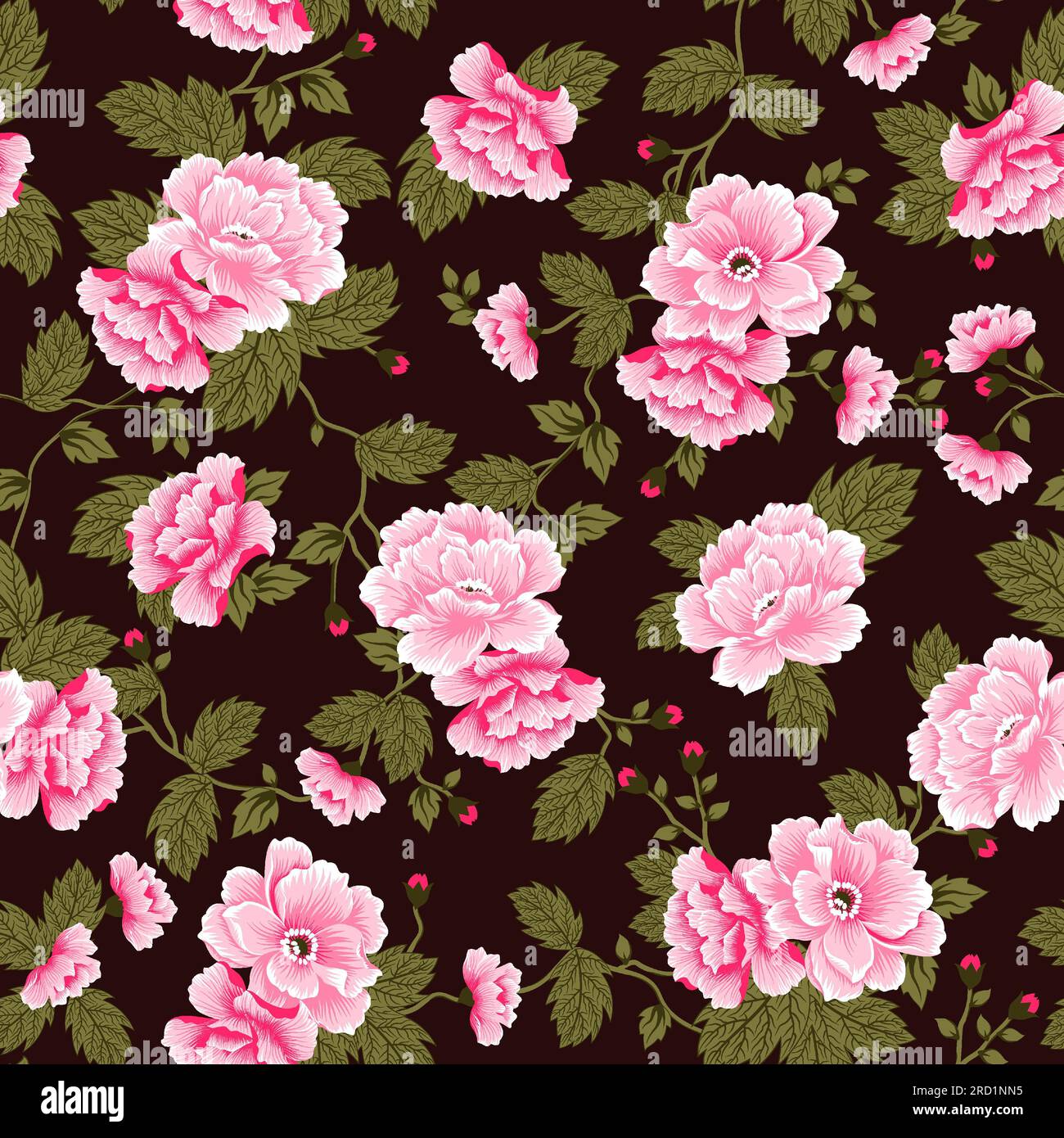 Blossom floral clothing vector hi-res stock photography and images - Alamy