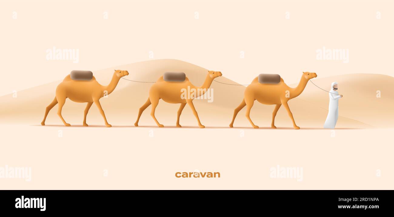 Desert Caravan Clipart