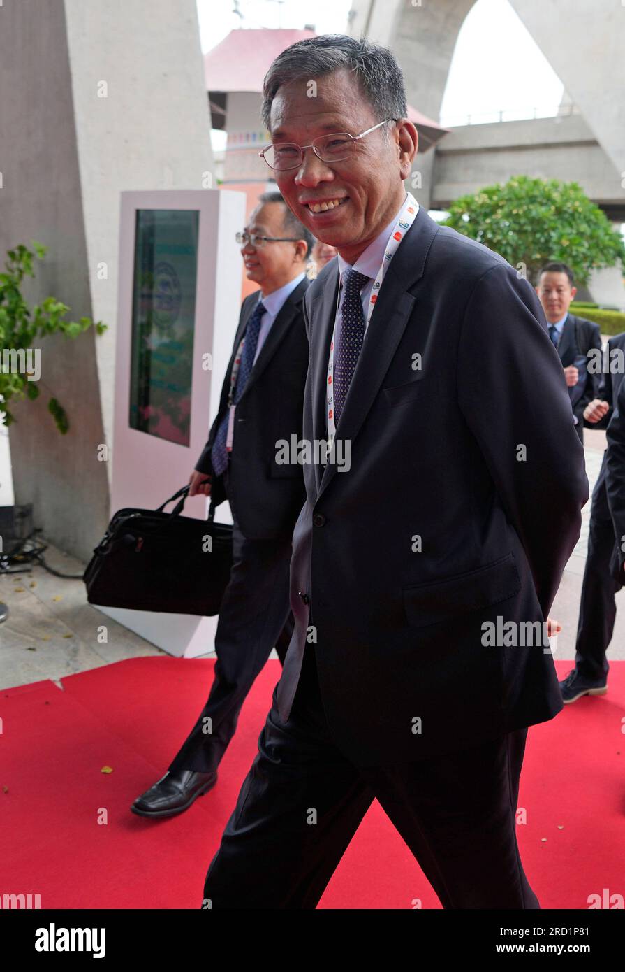Chinese Finance Minister Liu Kun walks at the venue during G-20's third ...