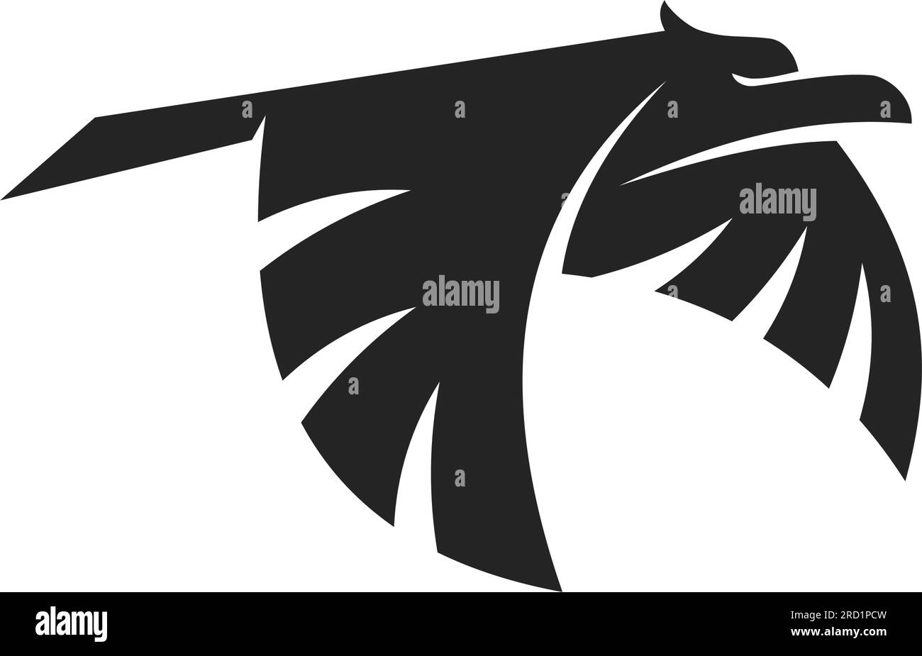 falcon logo template. Icon Illustration Brand Identity. Isolated and ...