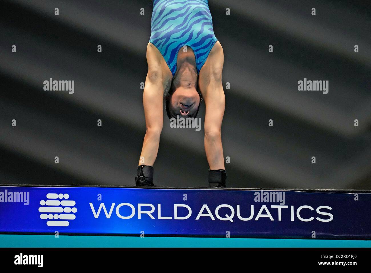 Ingrid Oliveira from Brazil competes during the women's 10m platform ...