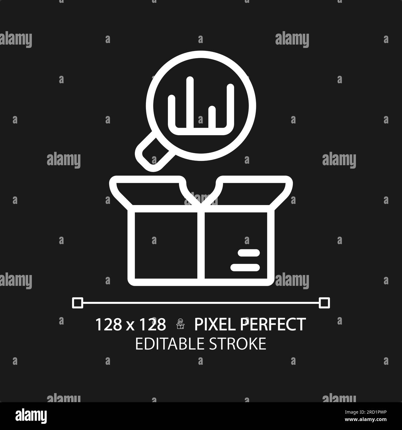 Analytics creative icon simple Black and White Stock Photos & Images ...