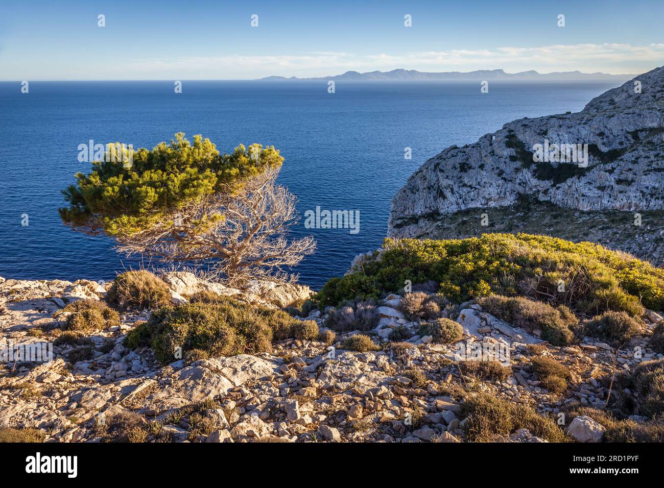 geography / travel, Spain, Majorca, coastal landscape at cap Formentor ...