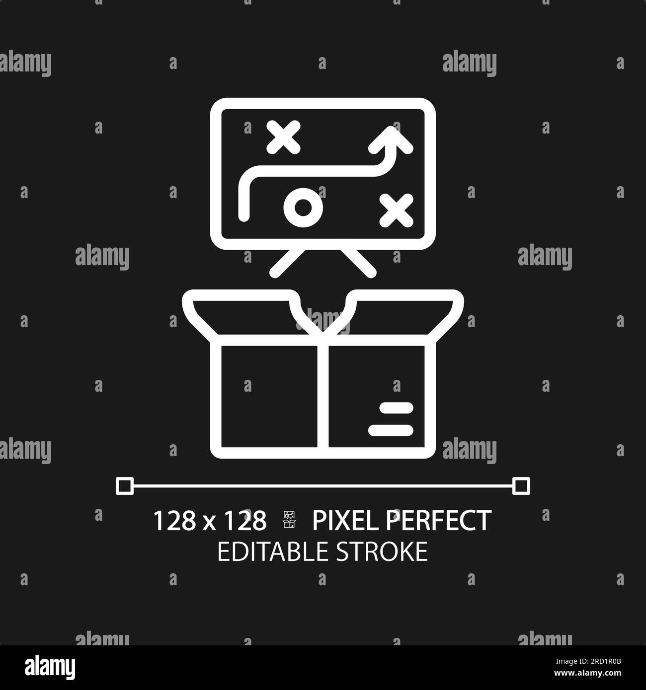 2D customizable performance method linear icon Stock Vector Image & Art - Alamy