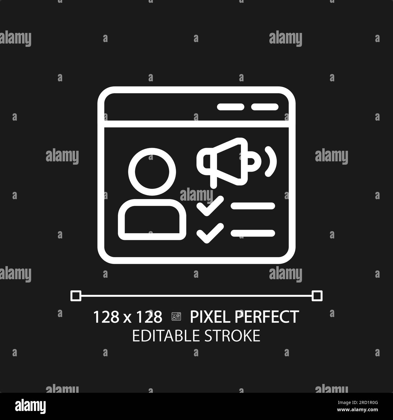 2D customizable customer feedback icon Stock Vector Image & Art - Alamy