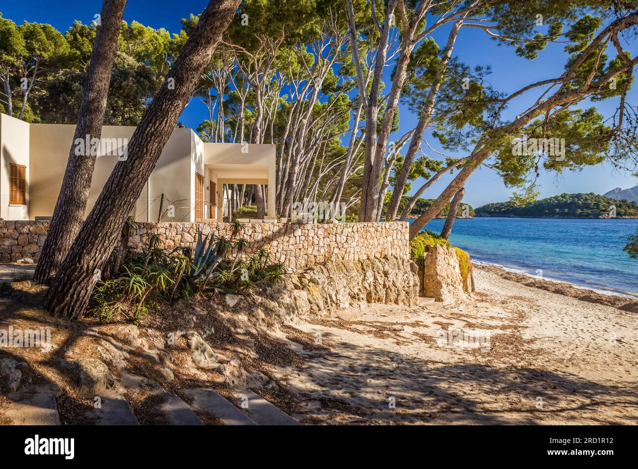 geography / travel, Spain, Majorca, harbour de Pollenca, beach Platja ...