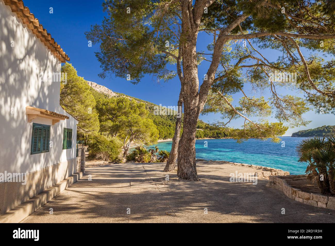 geography / travel, Spain, Majorca, harbour de Pollenca, beach Platja ...