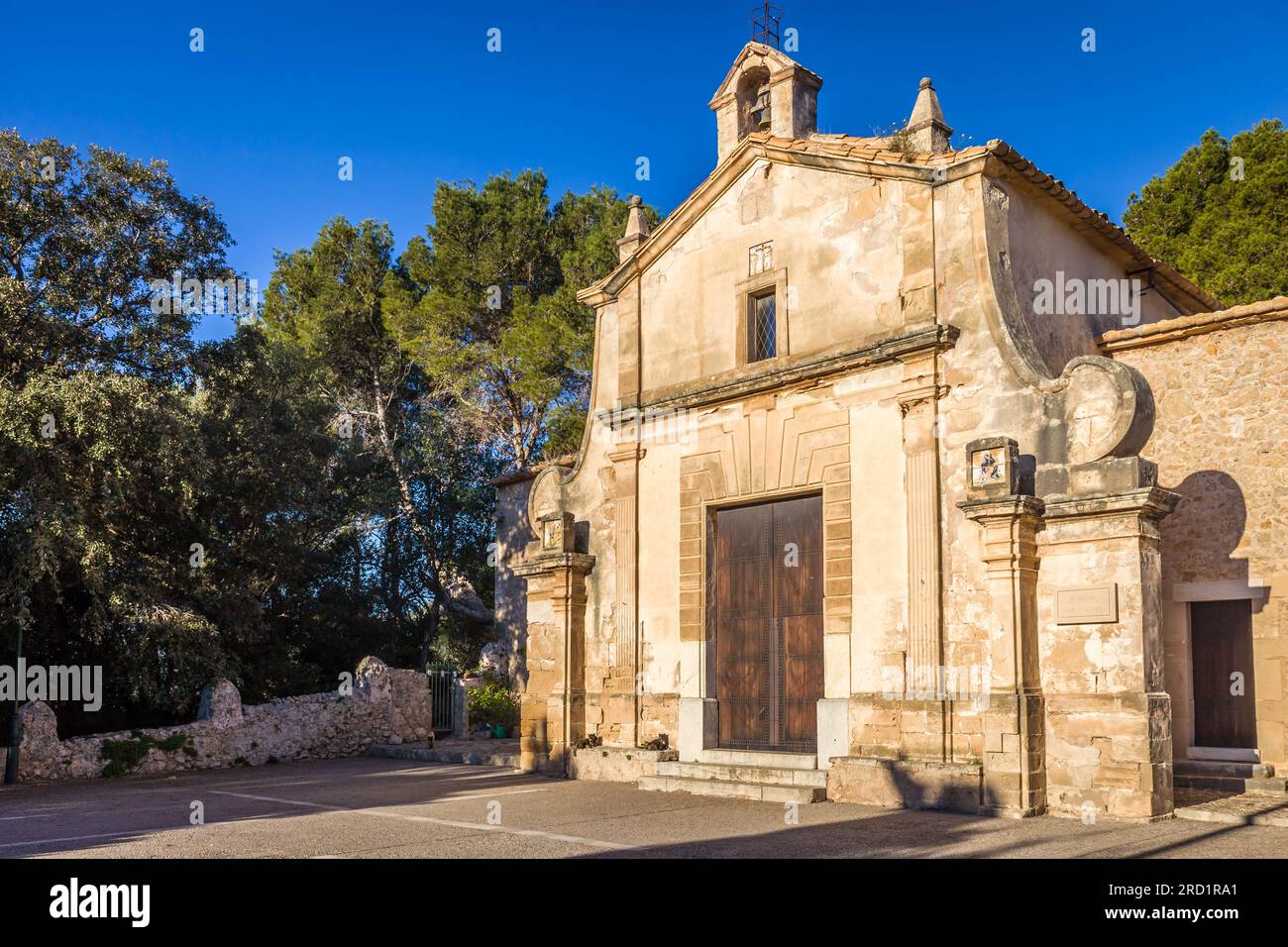 geography / travel, Spain, Majorca, Pollenca, chapel Eglésia del ...