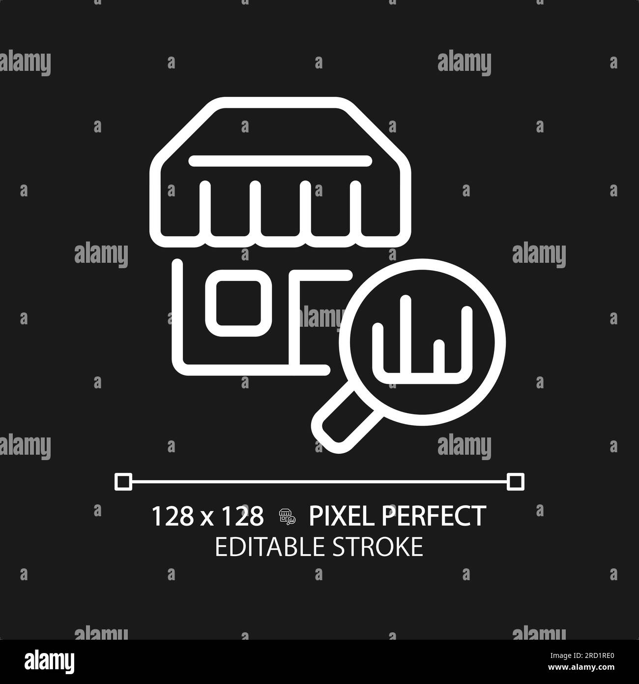 2D customizable outlet linear icon Stock Vector Image & Art - Alamy