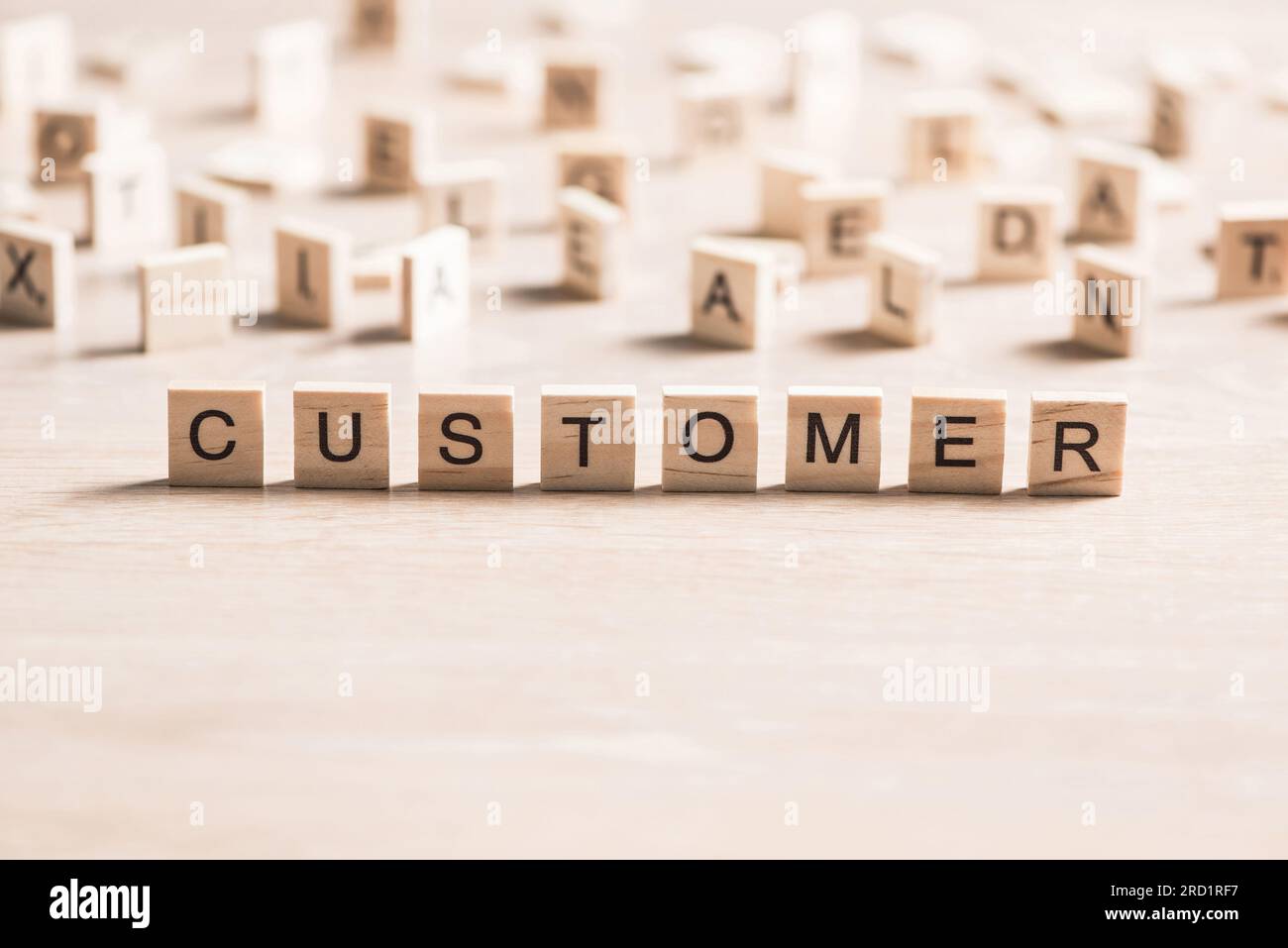 business conceptual word of wooden elements with letters Stock Photo ...