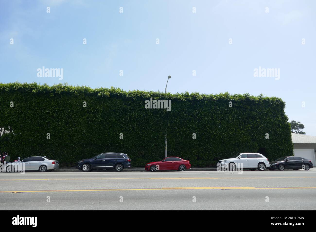 Malibu, California, USA 16th July 2023 David Geffen Home on Pacific ...