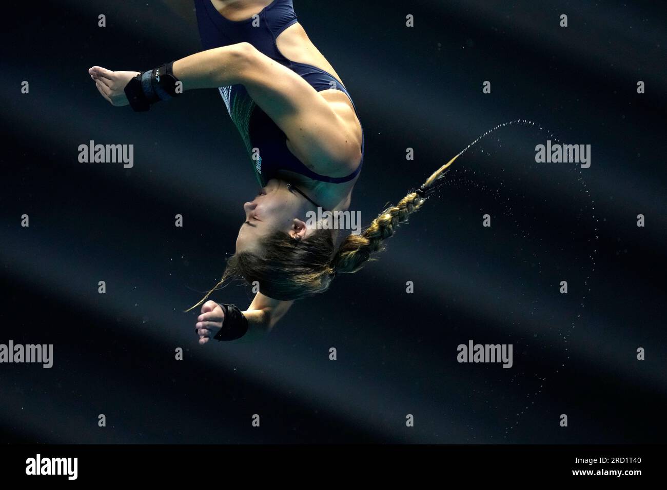 Maia Biginelli of Italy competes during the women's 10m platform diving ...