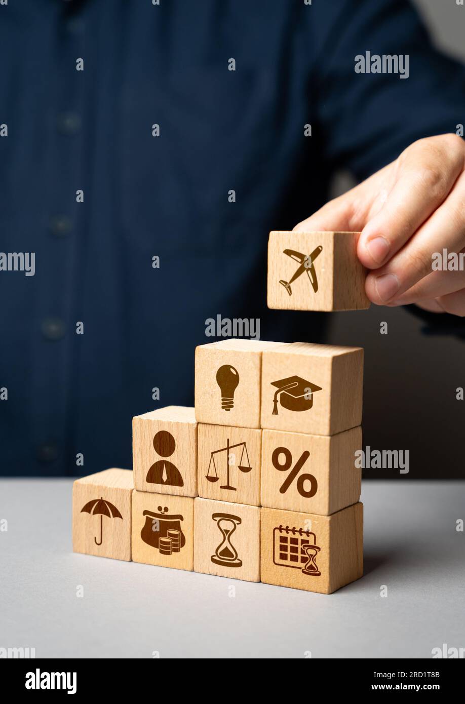 Create business concept. Make money, finance tools. Analytics and ...