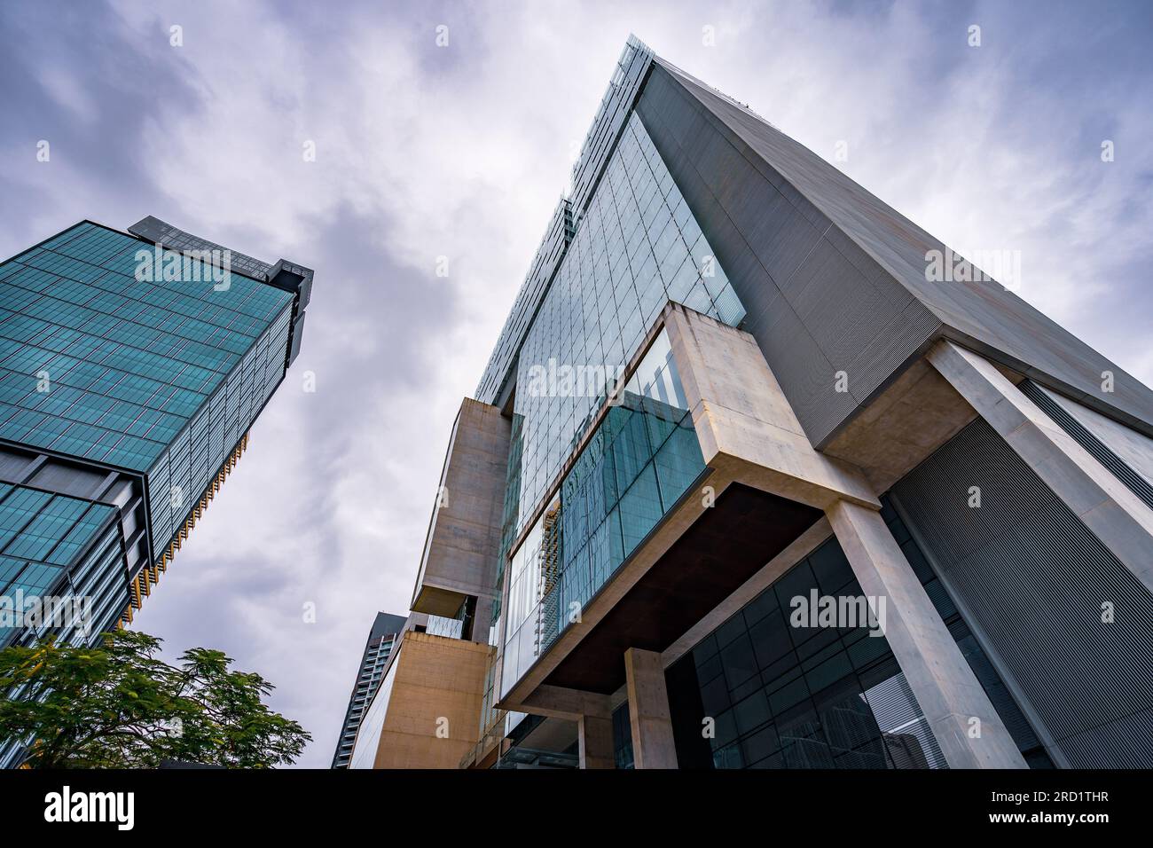 Brisbane, Australia - Upright view of Queen Elizabeth II Courts Of Law ...