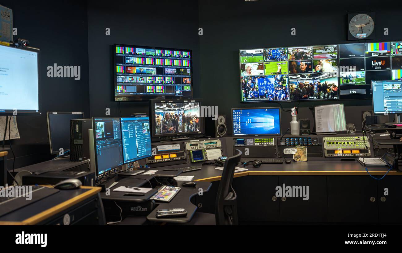 Brisbane, Australia - The ABC Studios news collaboration room Stock ...