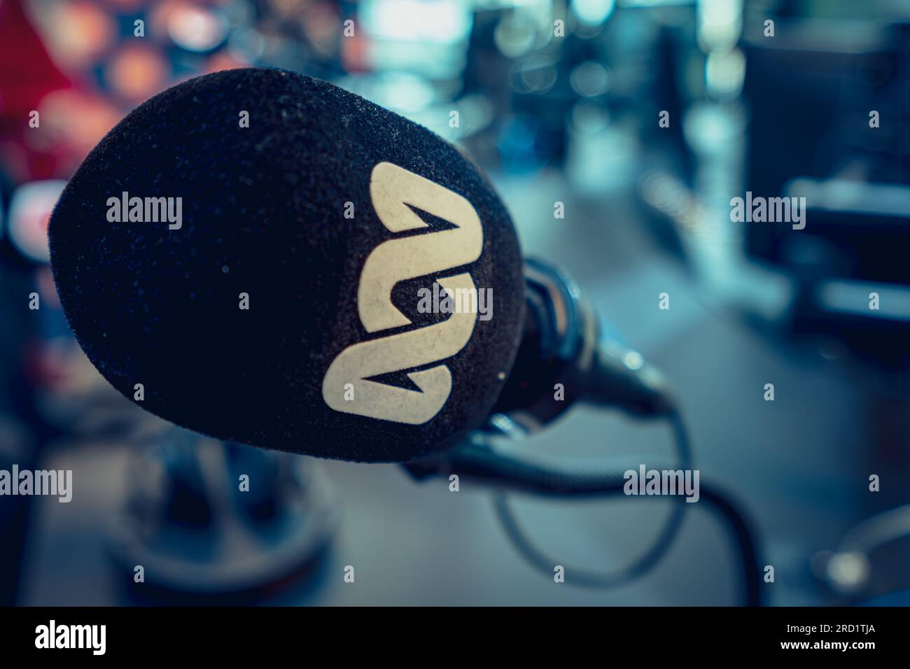 Brisbane, Australia - ABC branded microphone Stock Photo - Alamy