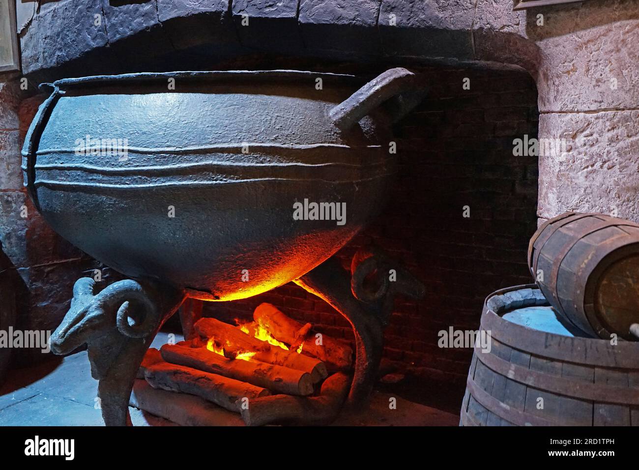 The Leaky cauldron props and decoration at the Warner bros studio tour ...