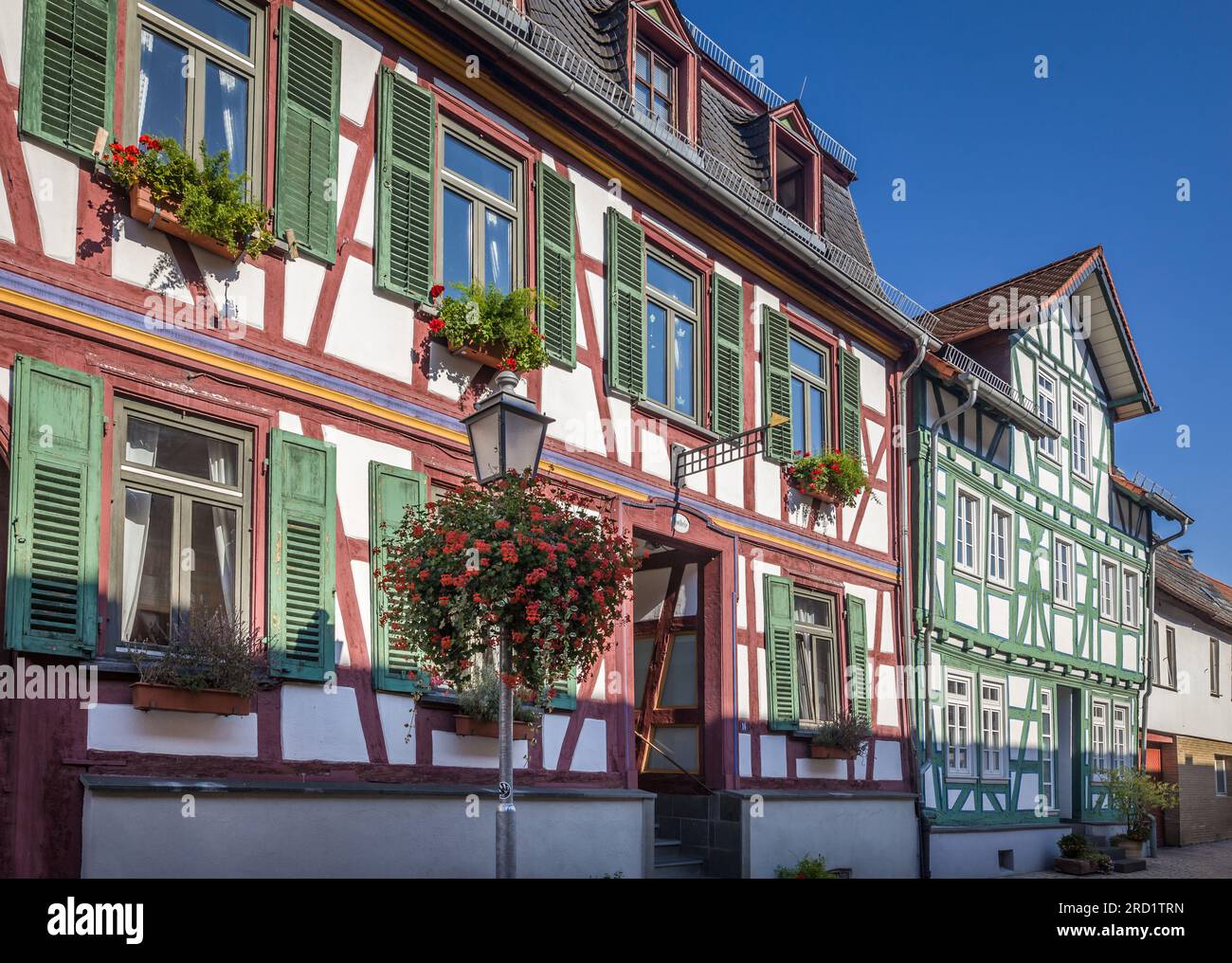geography / travel, Germany, Hesse, Idstein, half-timbered houses in ...