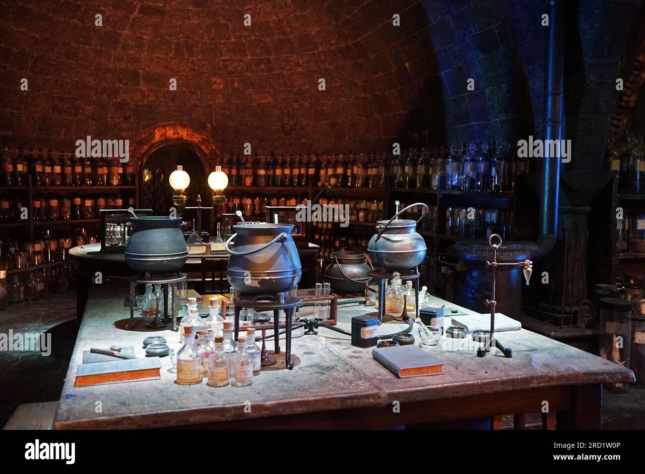 Snape's potion classroom at the warner bros studio tour London - The ...
