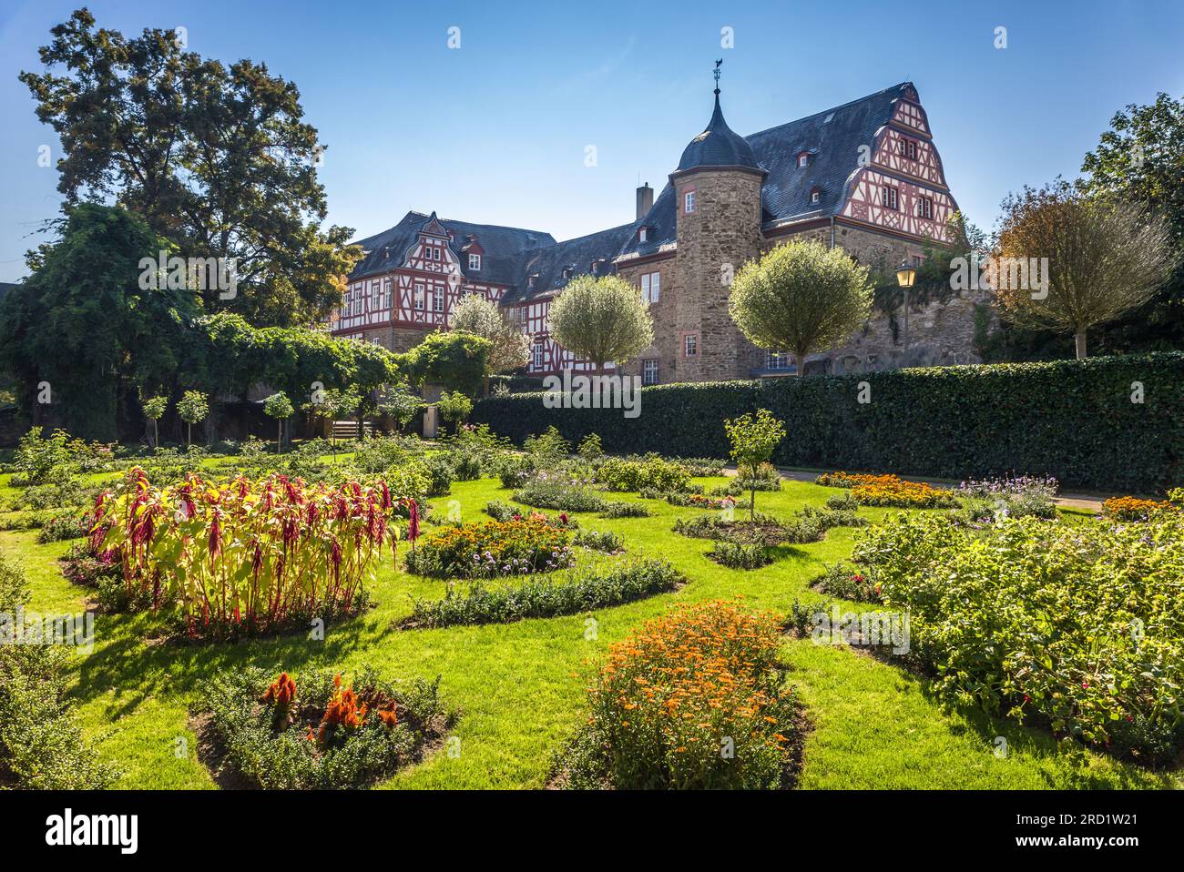 geography / travel, Germany, Hesse, Idstein, rose garden and Idstein ...