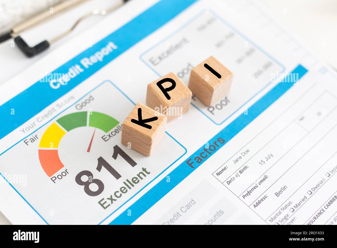 KPI - Key Performance Indicator. Business and technology concept ...