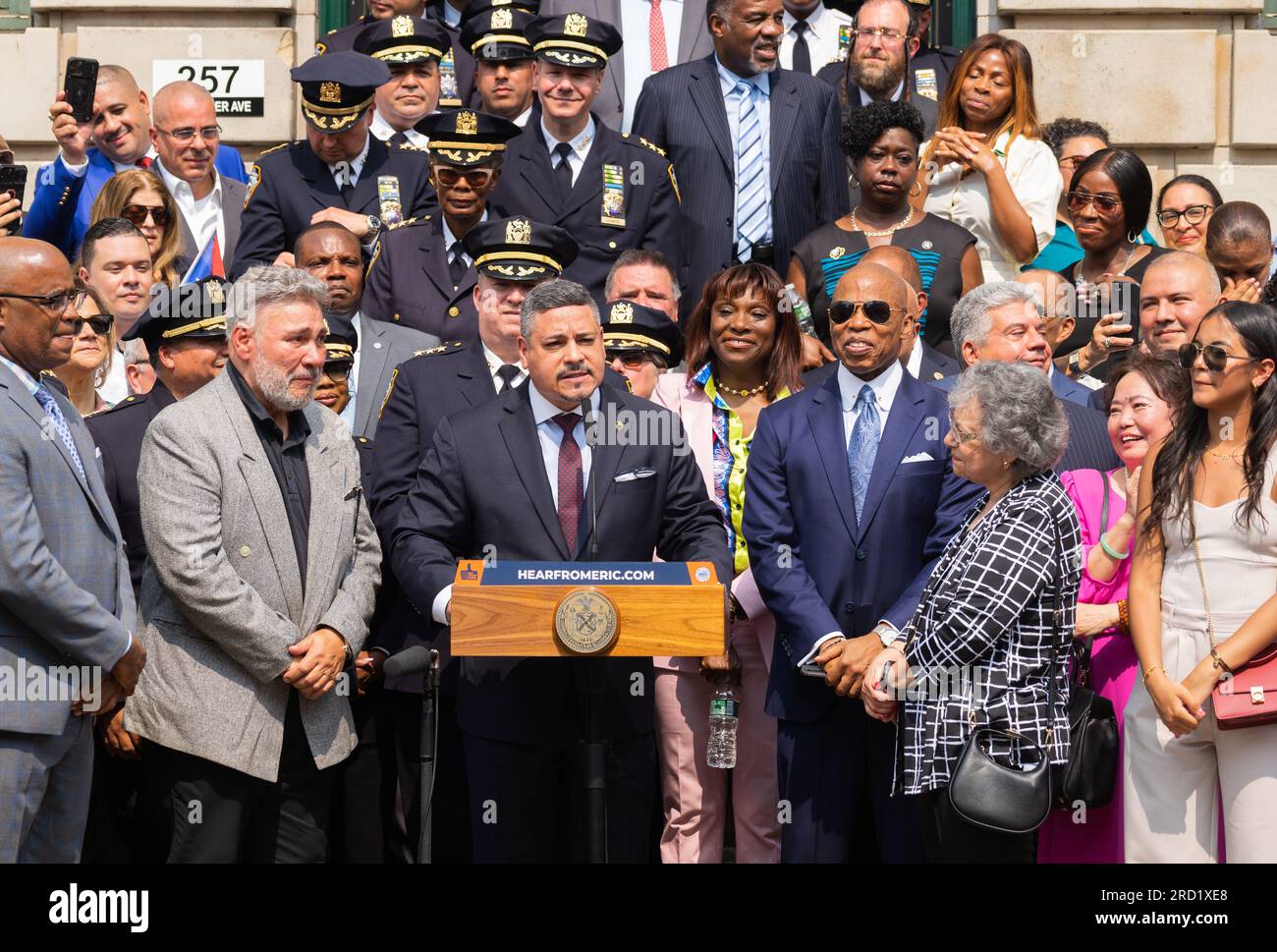 Bronx, USA. 17th July, 2023. Newly appointed NYPD Commissioner Edward A ...