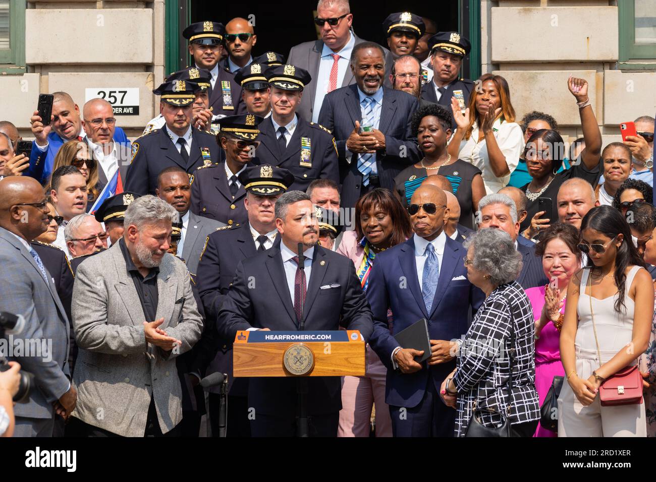 Bronx, USA. 17th July, 2023. Newly appointed NYPD Commissioner Edward A ...