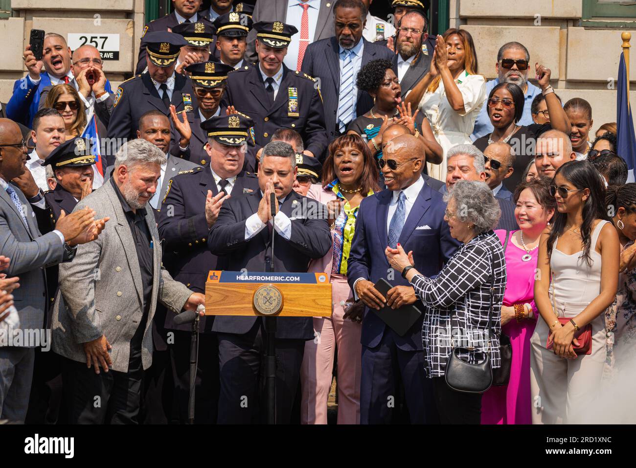 Bronx, USA. 17th July, 2023. Newly appointed NYPD Commissioner Edward A ...