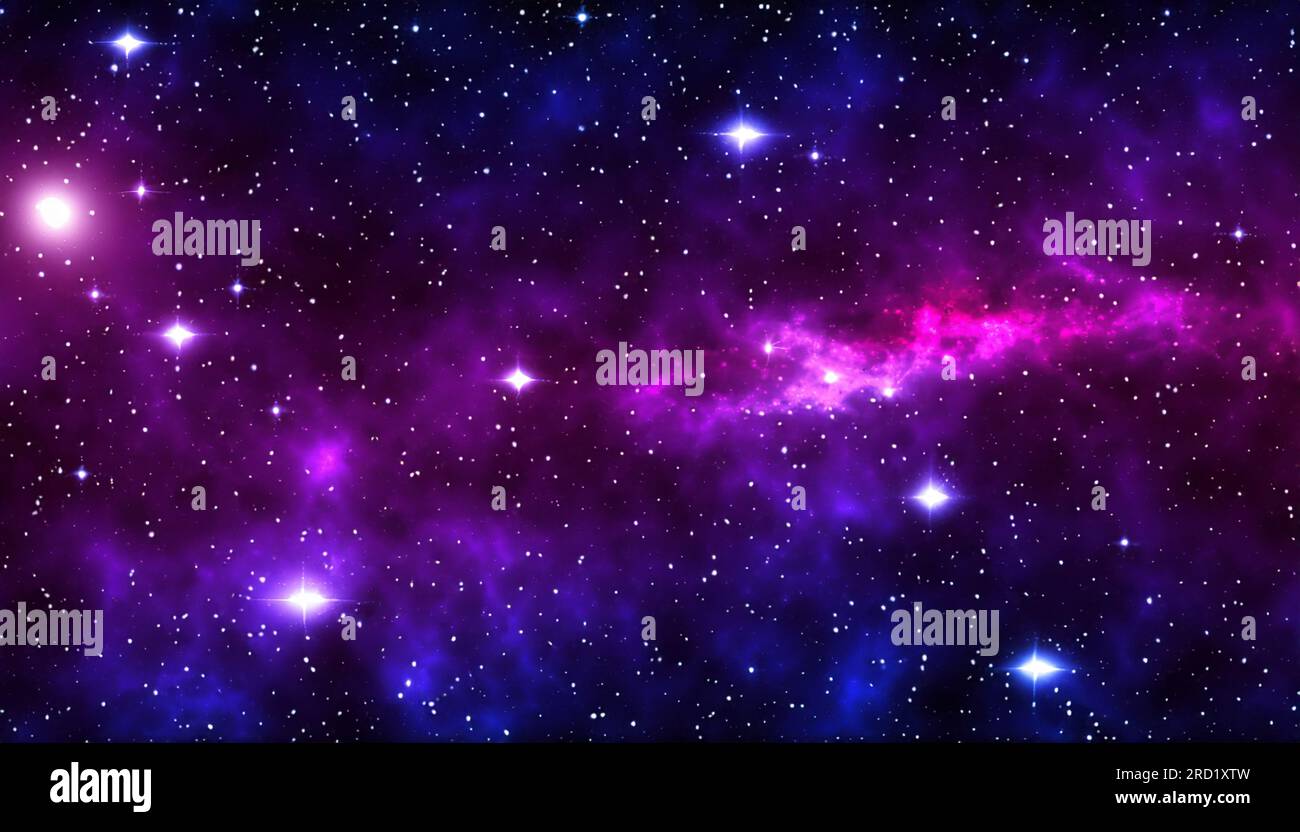 Space scene with planets, stars and galaxies Stock Photo - Alamy