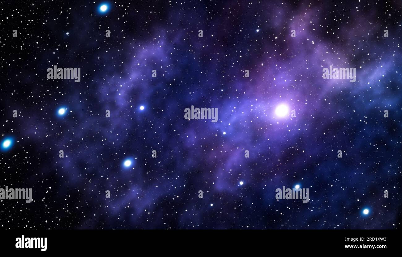 Space scene with planets, stars and galaxies Stock Photo - Alamy