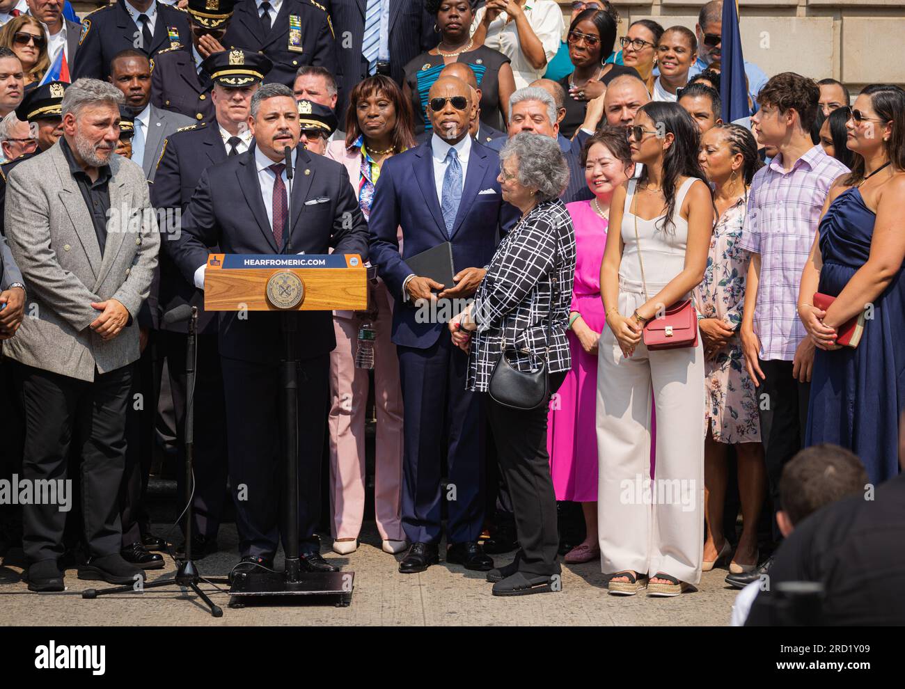Bronx, USA. 17th July, 2023. Newly appointed NYPD Commissioner Edward A ...