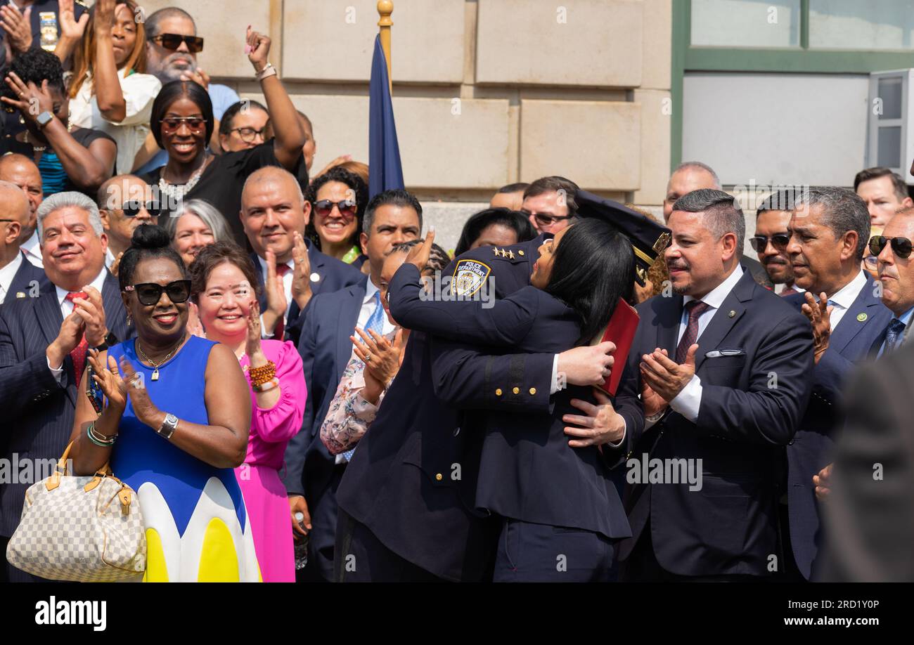 Bronx, USA. 17th July, 2023. New York City Mayor Eric Adams announced ...