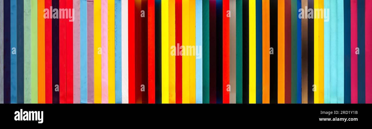 Stack of Coloured Cast Acrylic Sheet, close view Stock Photo - Alamy