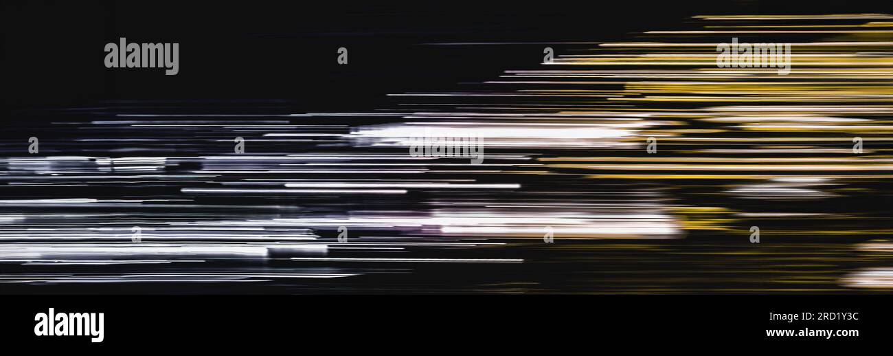speed light line motion blur on dark background, data transfer ...
