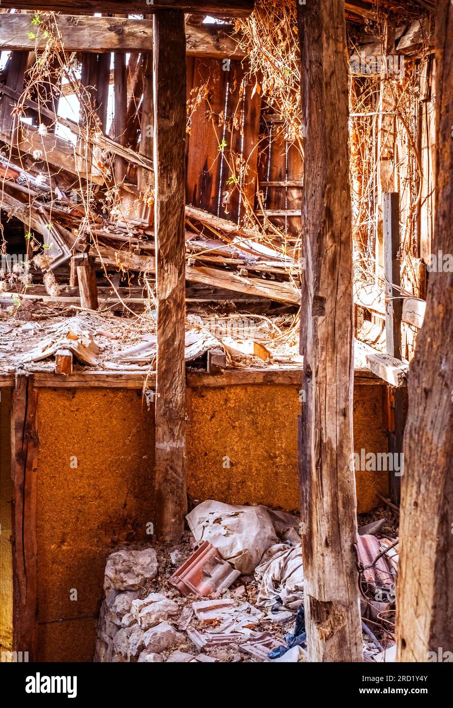 the inside of abandoned house Stock Photo - Alamy
