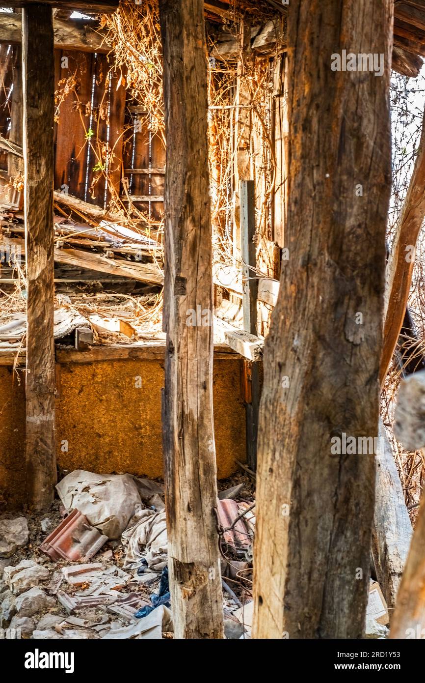 the inside of abandoned house Stock Photo - Alamy