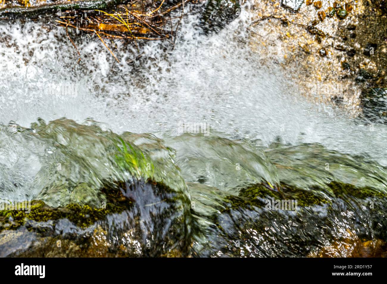 the waterfall seen from above Stock Photo - Alamy