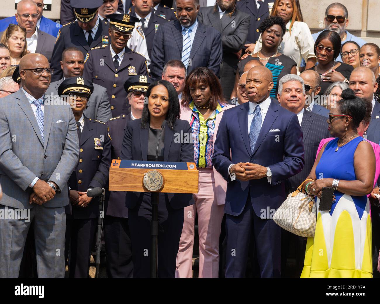 Bronx, USA. 17th July, 2023. Newly appointed Frist Deputy Commission ...